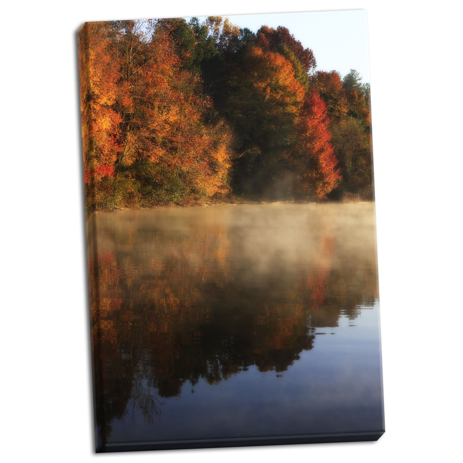 Winston Porter 'Autumn Mist I' Photographic Print on Wrapped Canvas | Wayfair